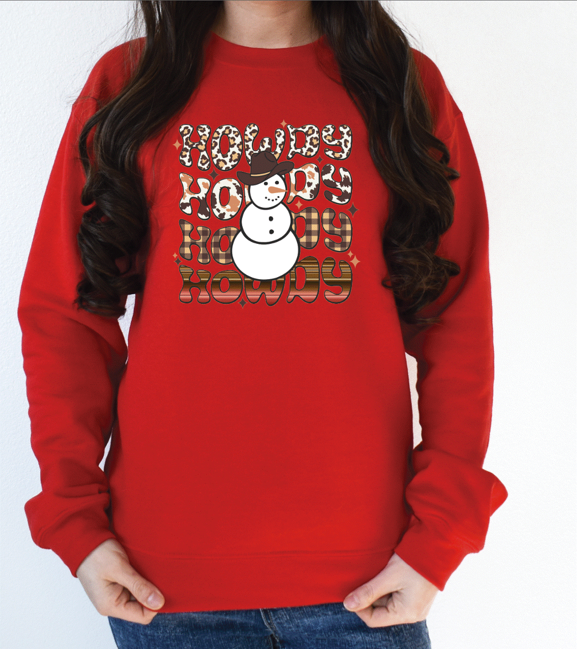 Howdy Snowman DTF transfers – Burning Presses